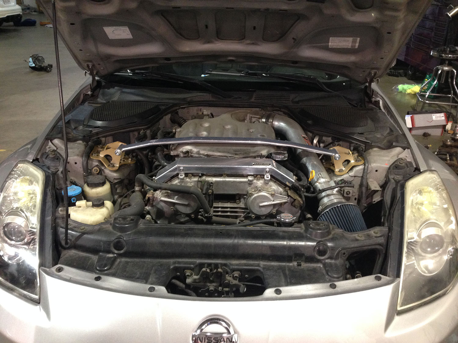 Race-Spec Strut Tower Bars for Nissan 350Z 03-06 Front – MR-SB-N3ZFU-1P ...