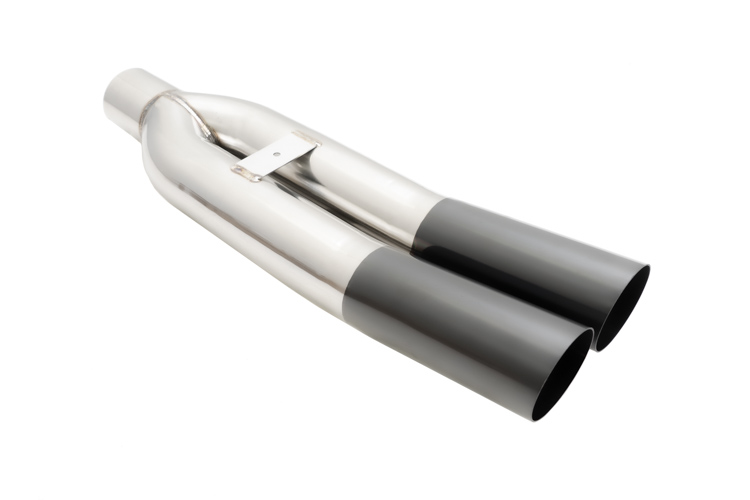Universal Dual 3″ VIP Exhaust Tip “Blast Pipe” Style (weld-on) – Angled ...