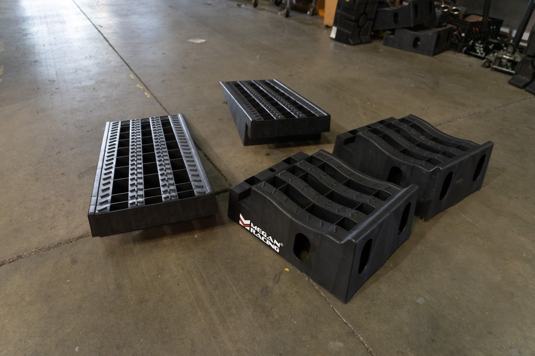 2-Piece High Profile Drive-On Ramps (Set of 2) – MR-RAMP-02 – Megan Racing